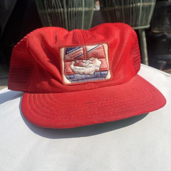 Freedom | Accessories | Vintage Delco Freedom Battery Hat Snapback ...